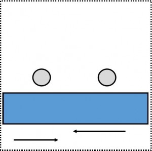 straight line layout - Abstracta